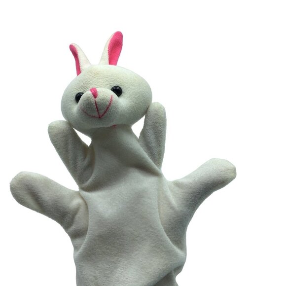Toys | Early Education Rabbit Bunny Hand Glove Puppet Doll Stuffed ...